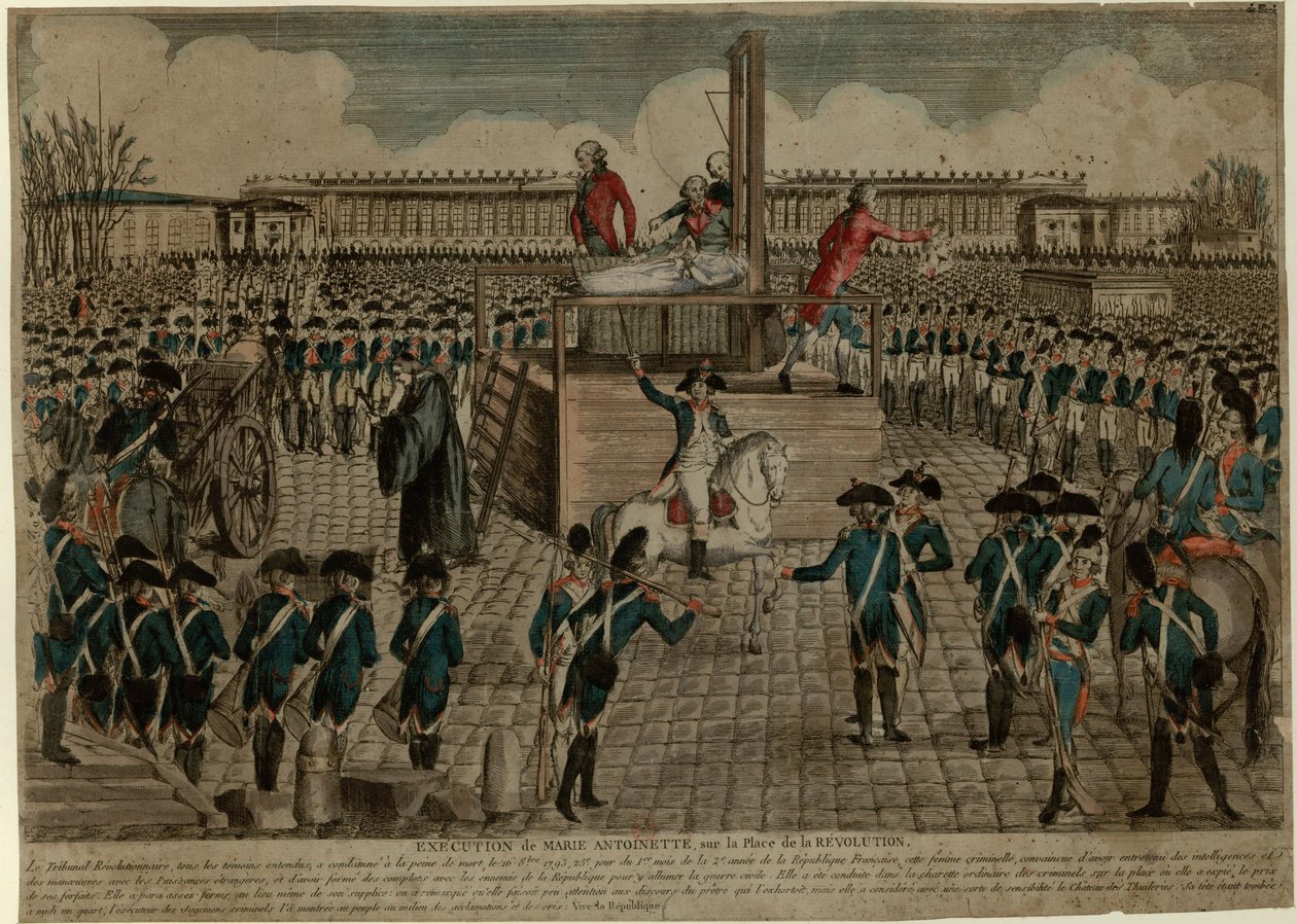 Louis Xvi And Marie Antoinette Execution