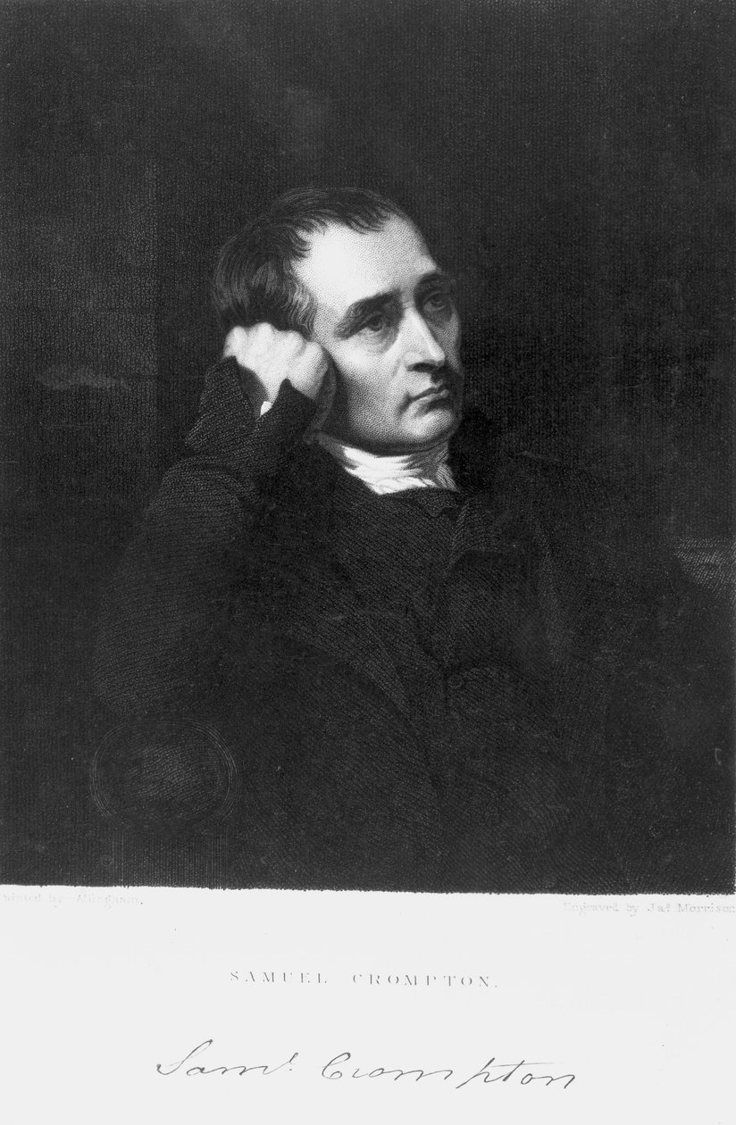 Samuel Crompton, English inventor of the spinning mule, early 19th century