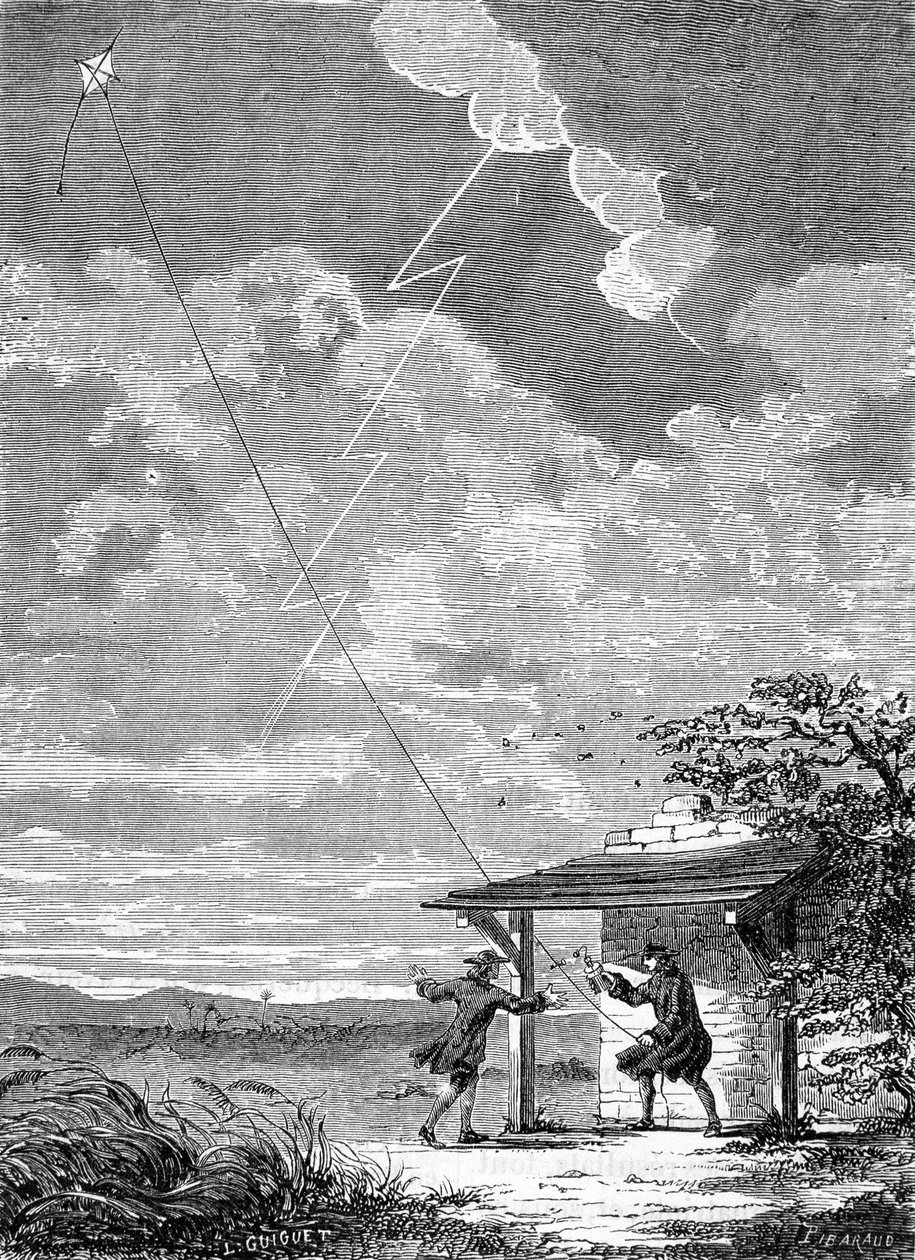Ben Franklin Kite Experiment Benjamin Franklin's Kite Experiment