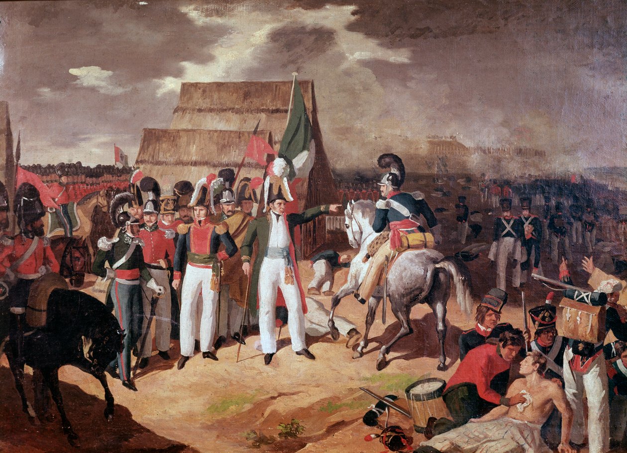 General Antonio Lopez de Santa Anna During the Battle Against the ...