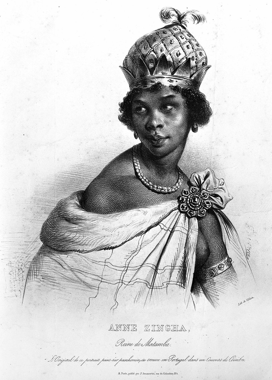 Ginga, the Quilombola Queen of Matamba and Angola. Anne Zingha Queen of ...