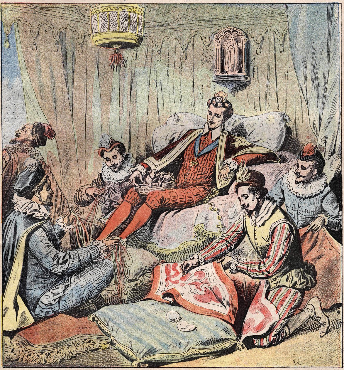 Henry III and His Cuties by Unknown artist: Fine art print