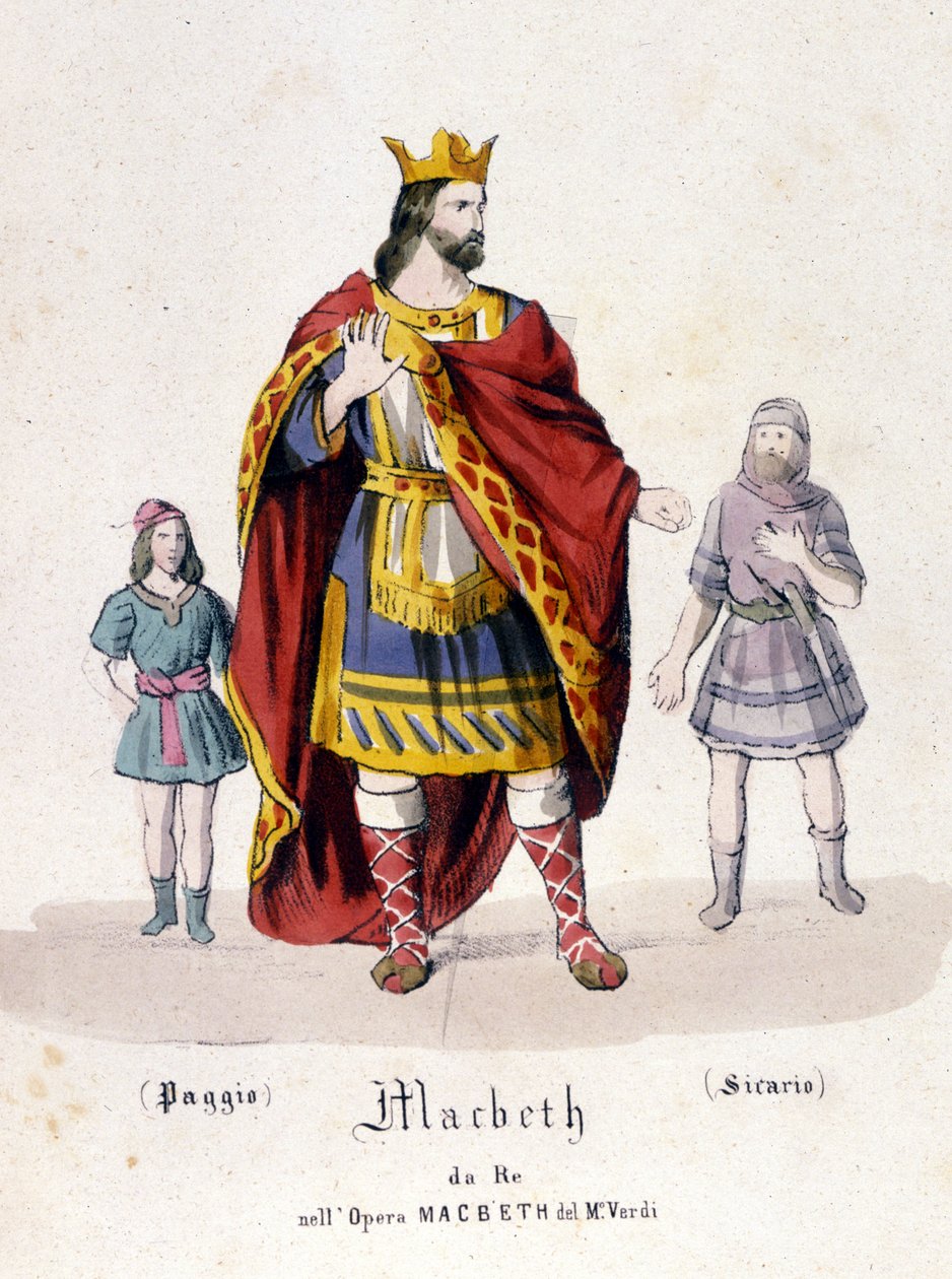 Macbeth character in the opera of the same name by Giuseppe Verdi (1813 ...