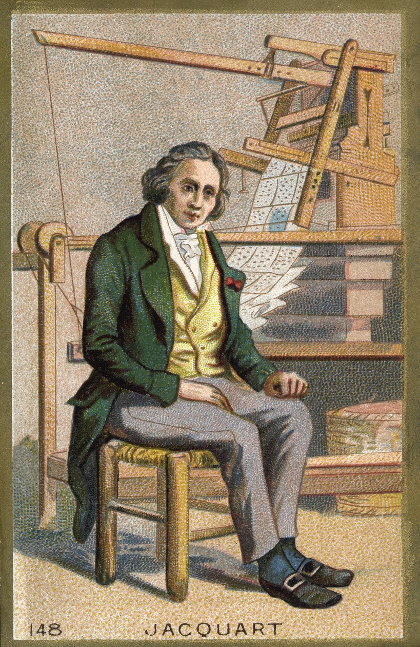 Joseph Marie Jacquard Loom Jacquard Loom, 19th Century Stock Image