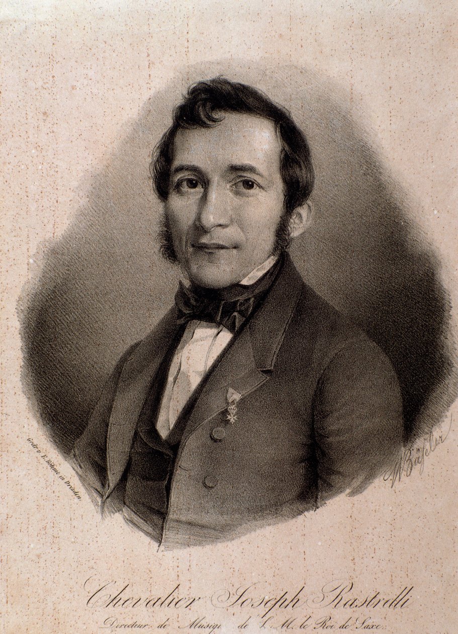 Portrait of Joseph Rastrelli by Unknown artist