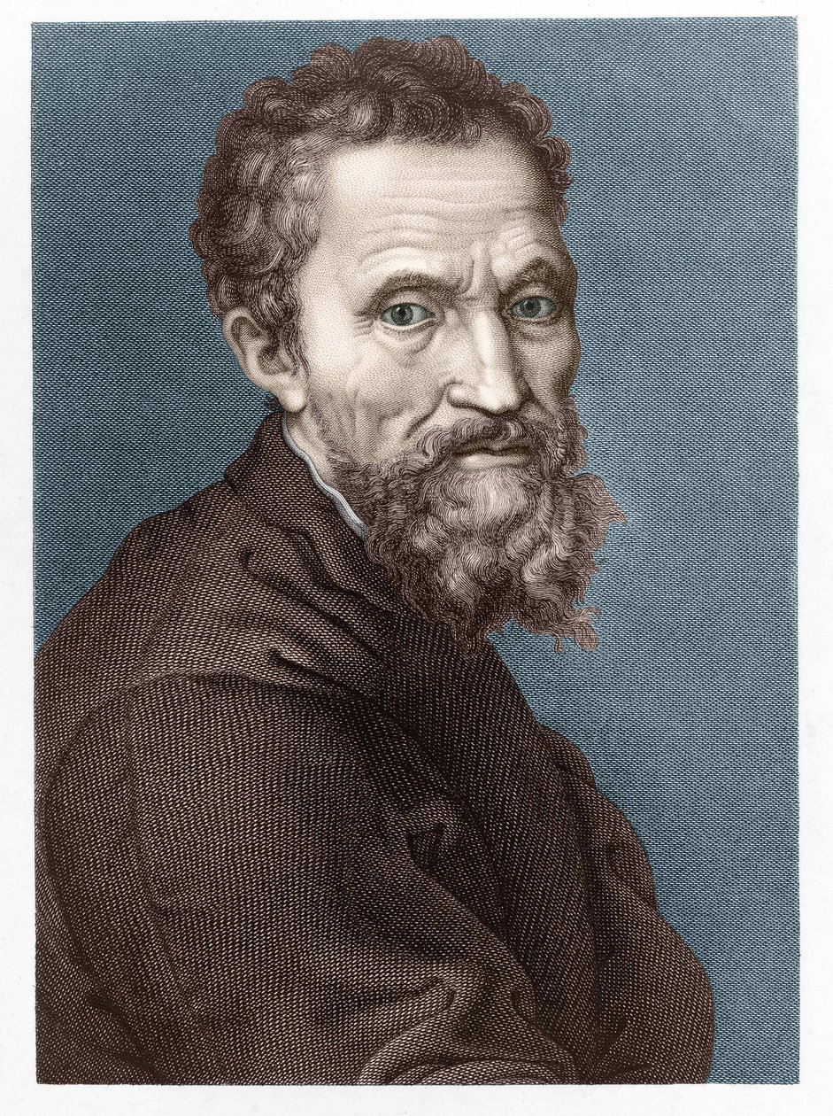 Young Michelangelo Self Portrait