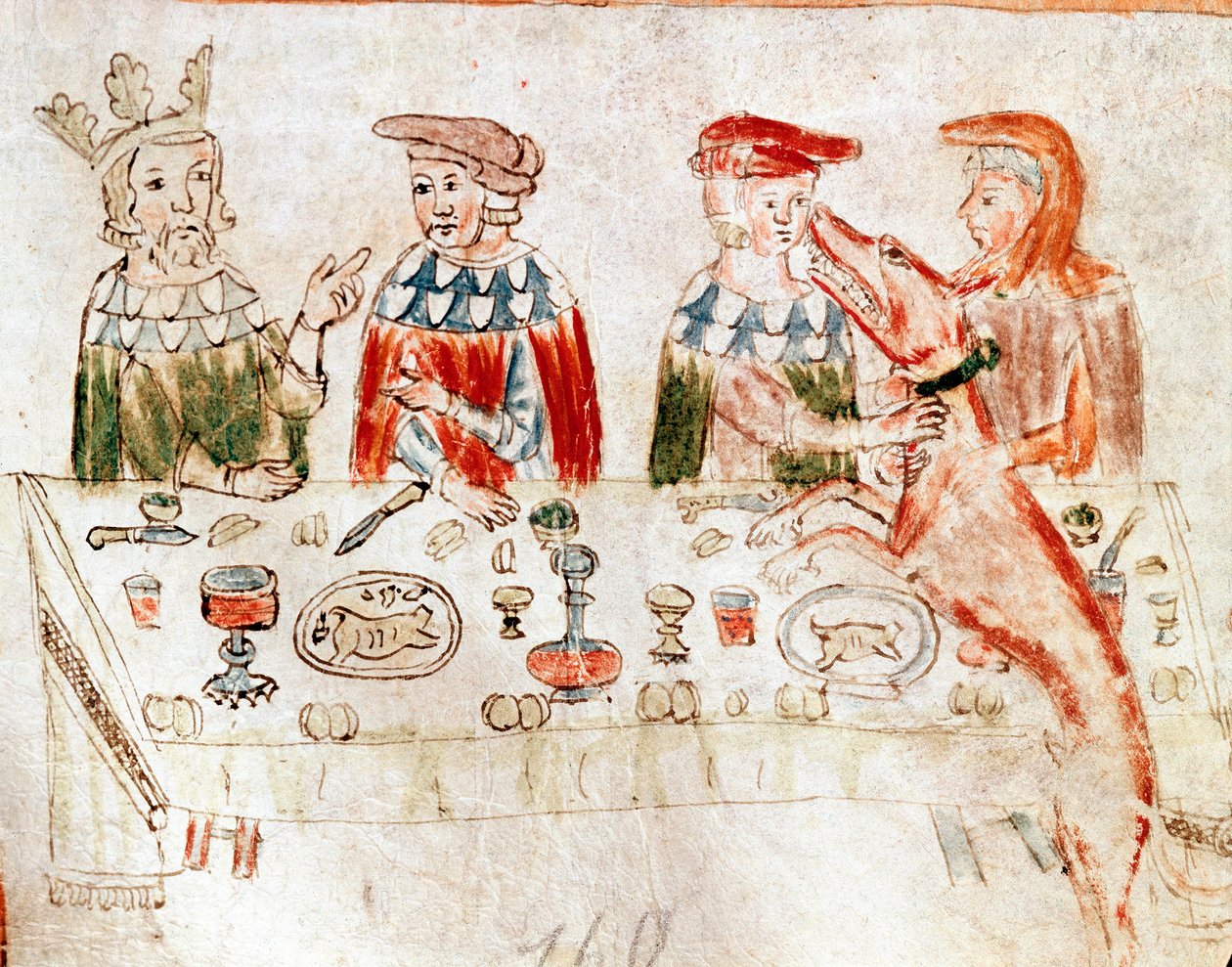 The King of the Francs Pepin III the Brief (714-768) and his son ...