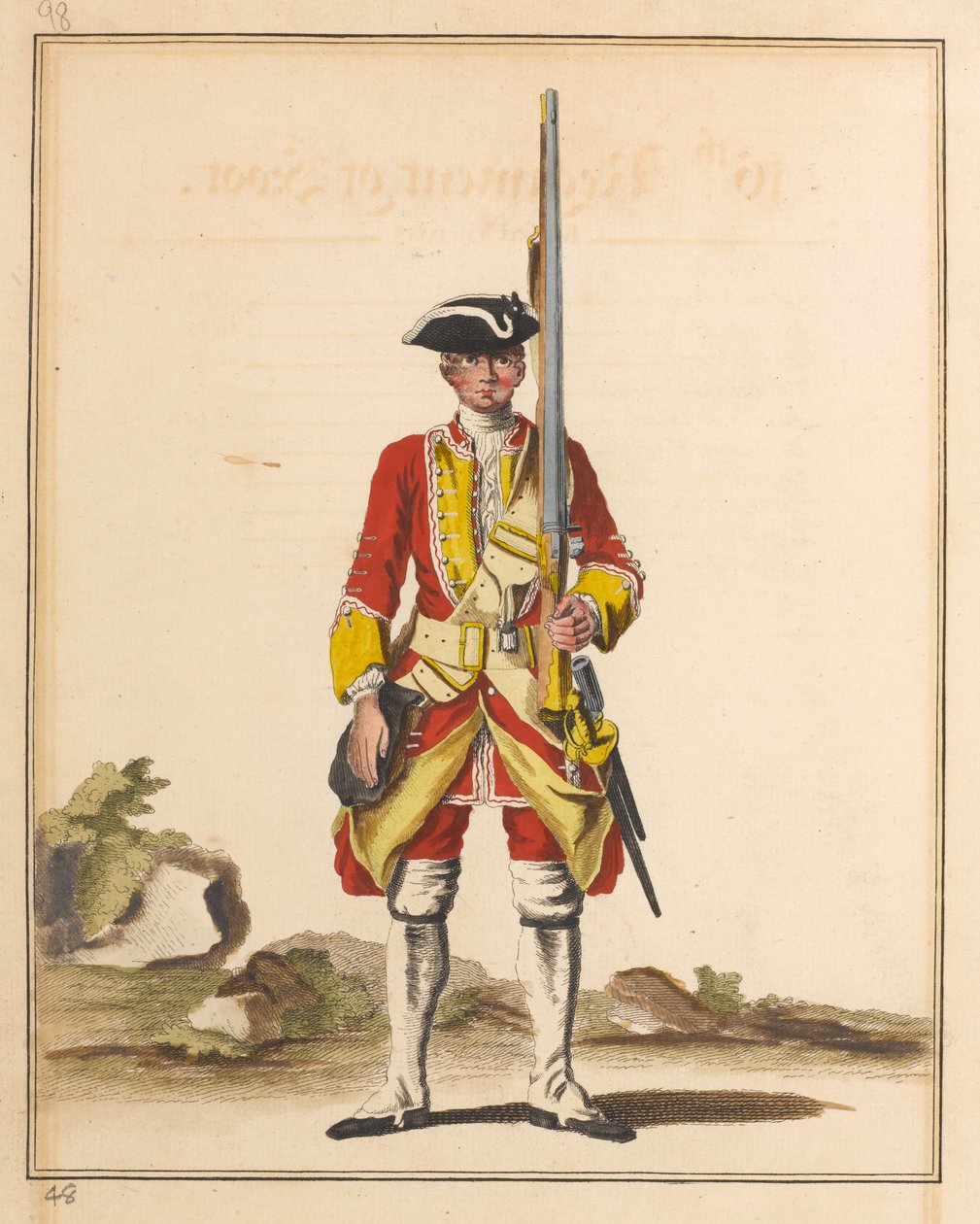16th Regiment of Foot by Unknown artist: Fine art print