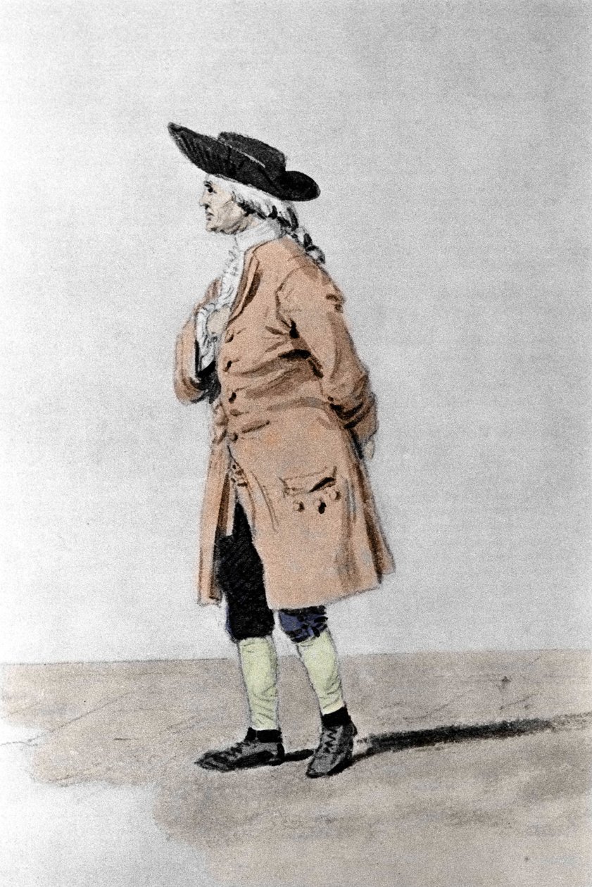 Portrait of Henry Cavendish. Lithography, about 1851