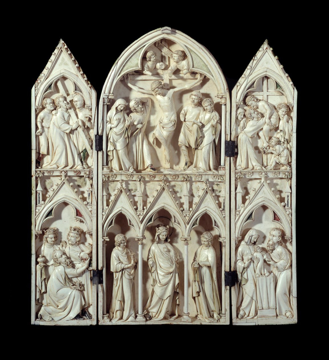 Triptych of Saint-Sulpice du Tarn: Carriage of the Cross, Crucifixion ...
