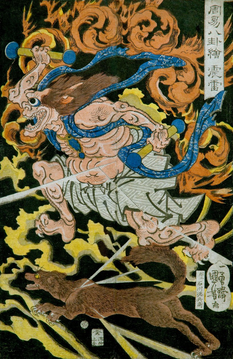 Thunder God Series: Pictures of the Eight Trigrams in Chinese Divination