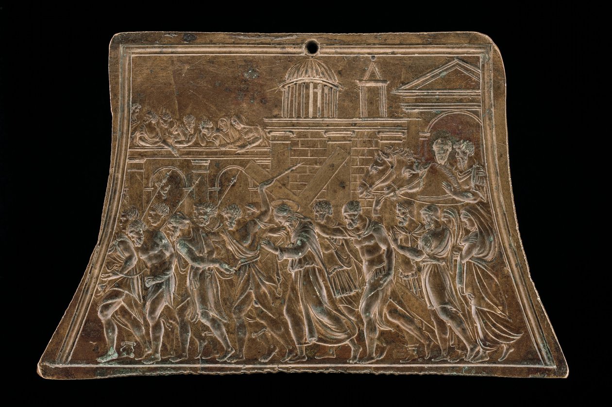 Christ Carrying the Cross by Valerio Belli: Fine art print