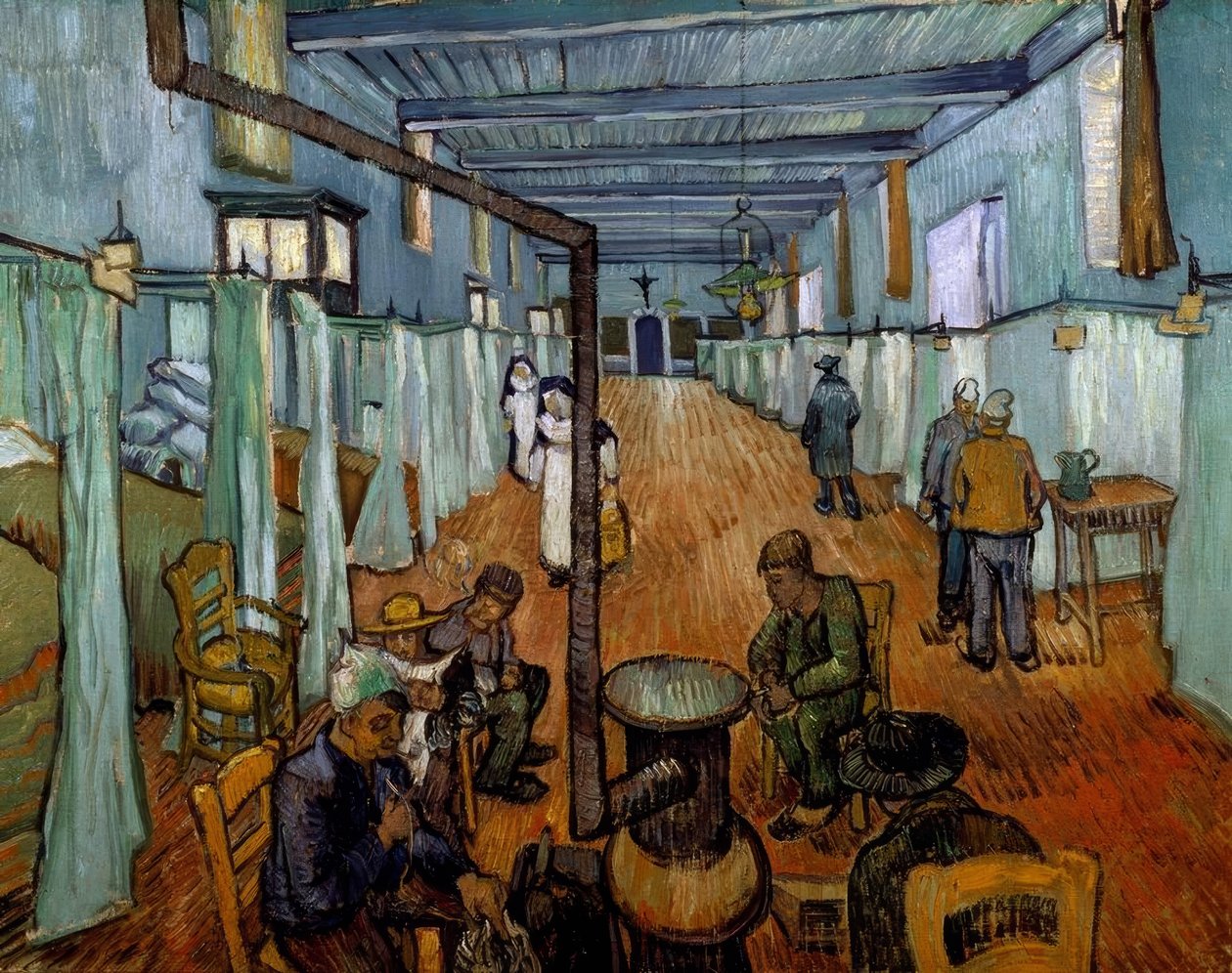 Dormitory in the Hospital in Arles by Vincent van Gogh