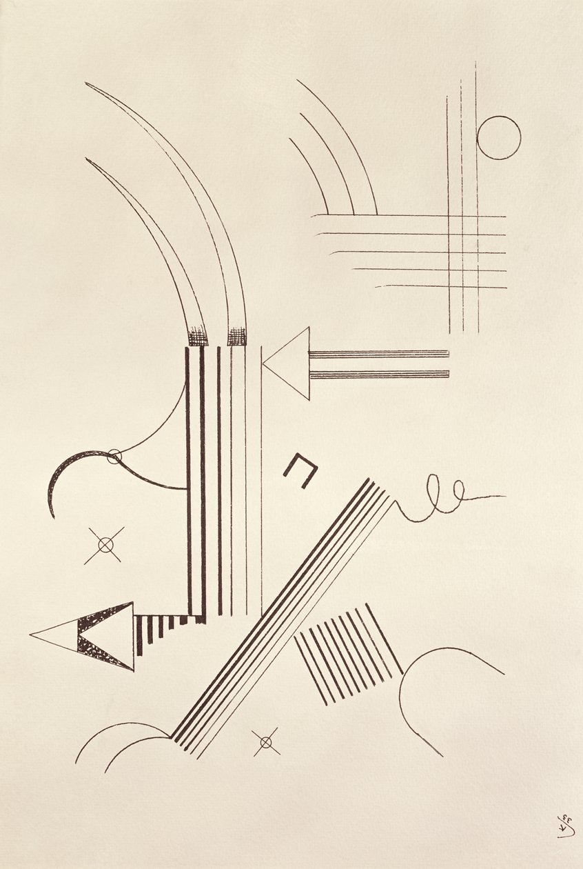 Drawing by Wassily Kandinsky: Buy fine art print