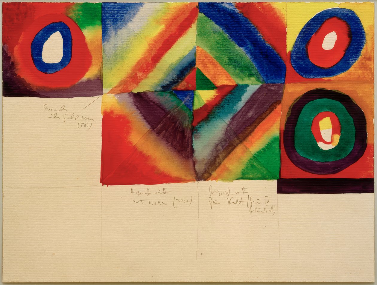 Color Studies by Wassily Kandinsky: Buy fine art print