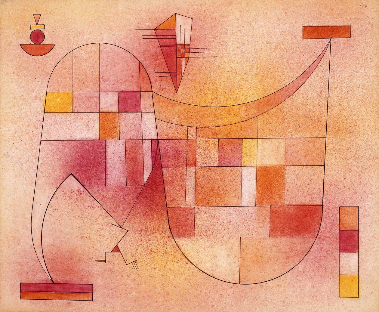 Yellow Pink by Wassily Kandinsky: Buy fine art print