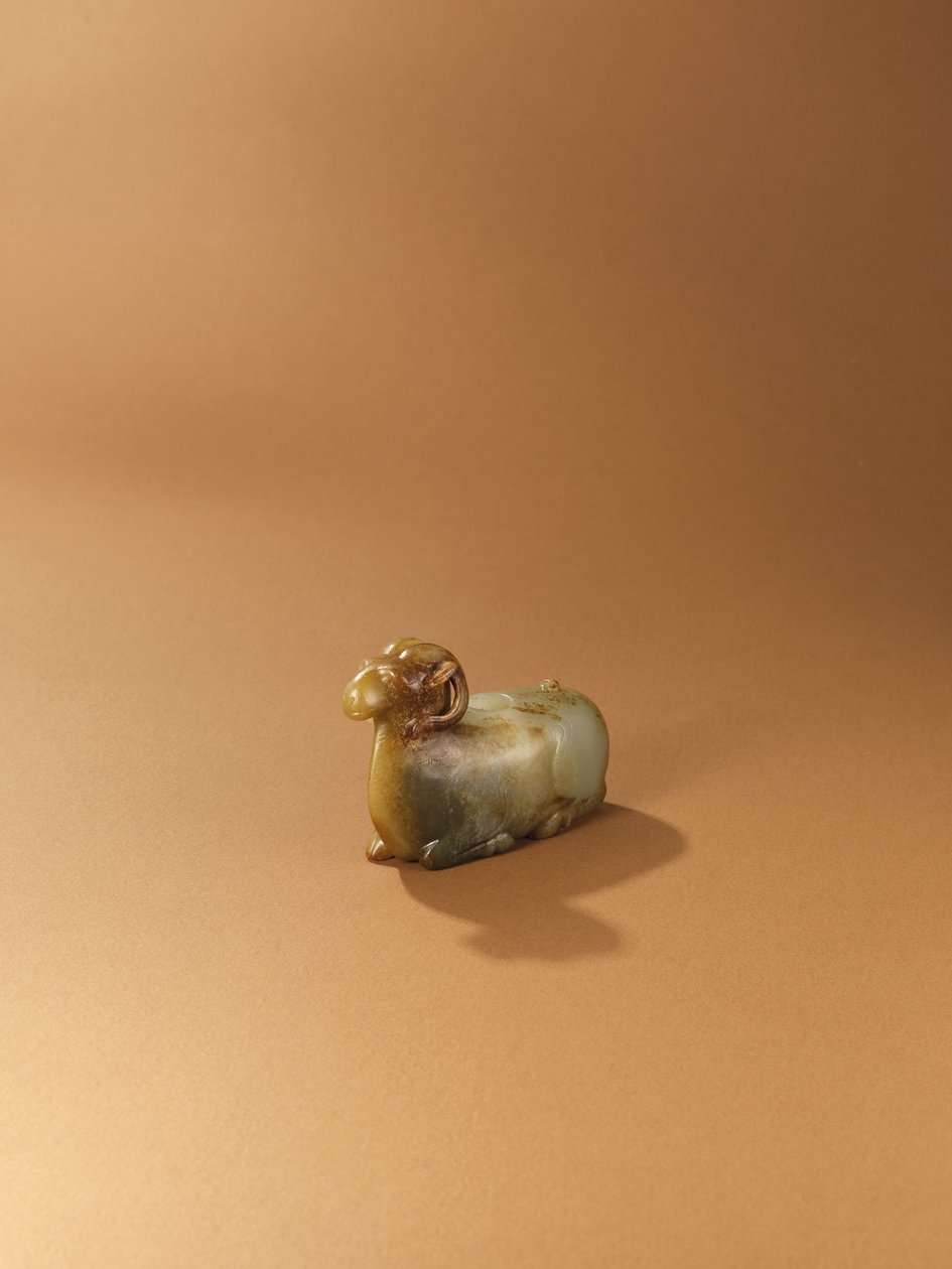 Ram-form water pot by Western Han Dynasty Chinese School