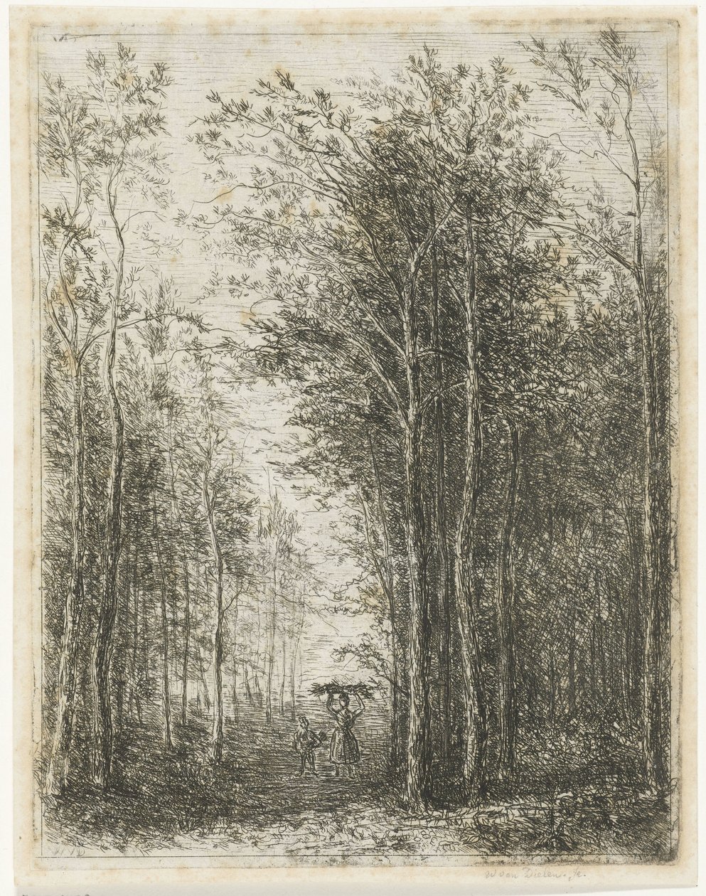 Forest Landscape with Wood Gatherers