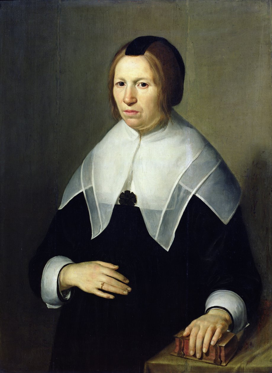Portrait of a Woman by Willem van Honthorst: Fine art print
