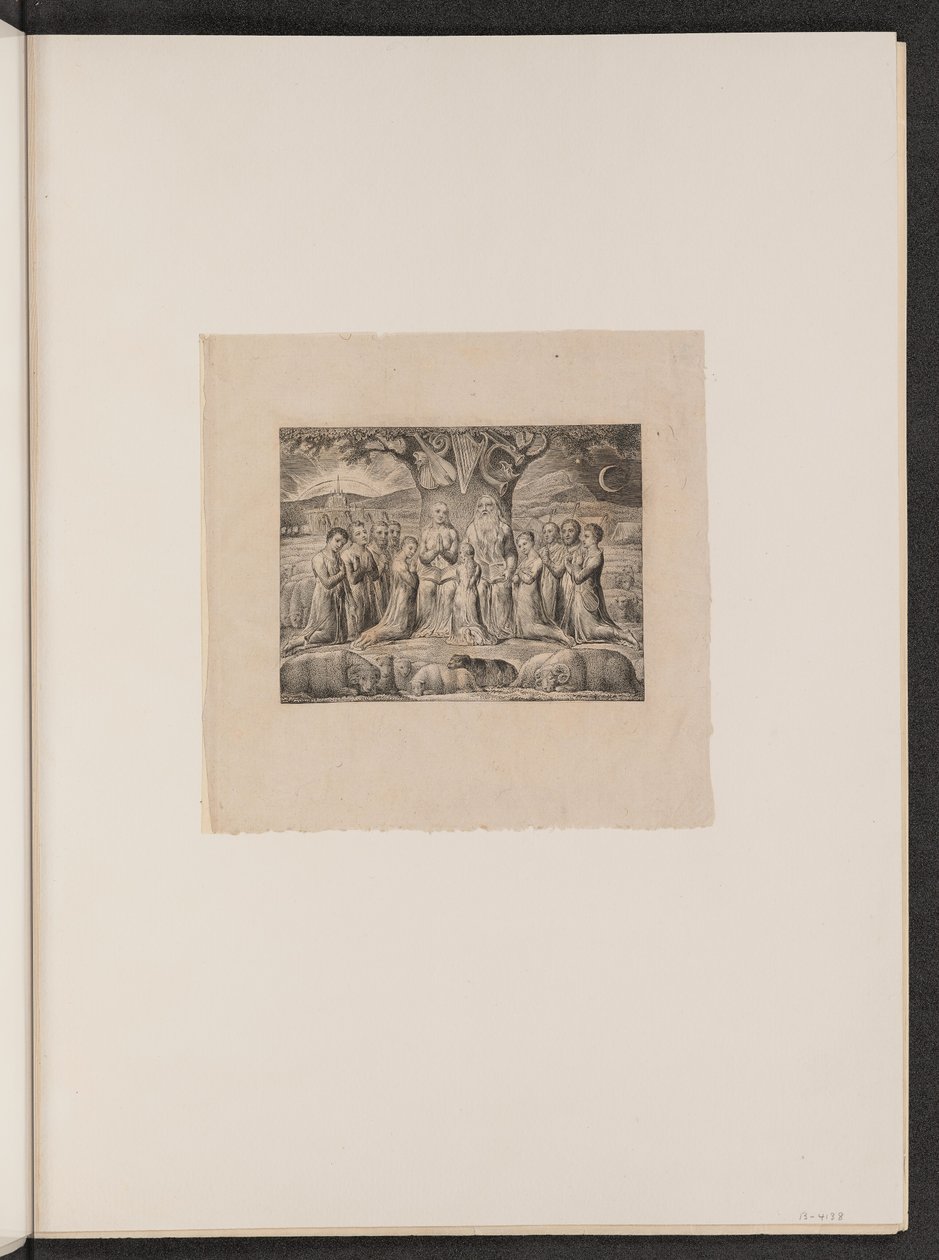 Job and His Family by William Blake: Buy fine art print