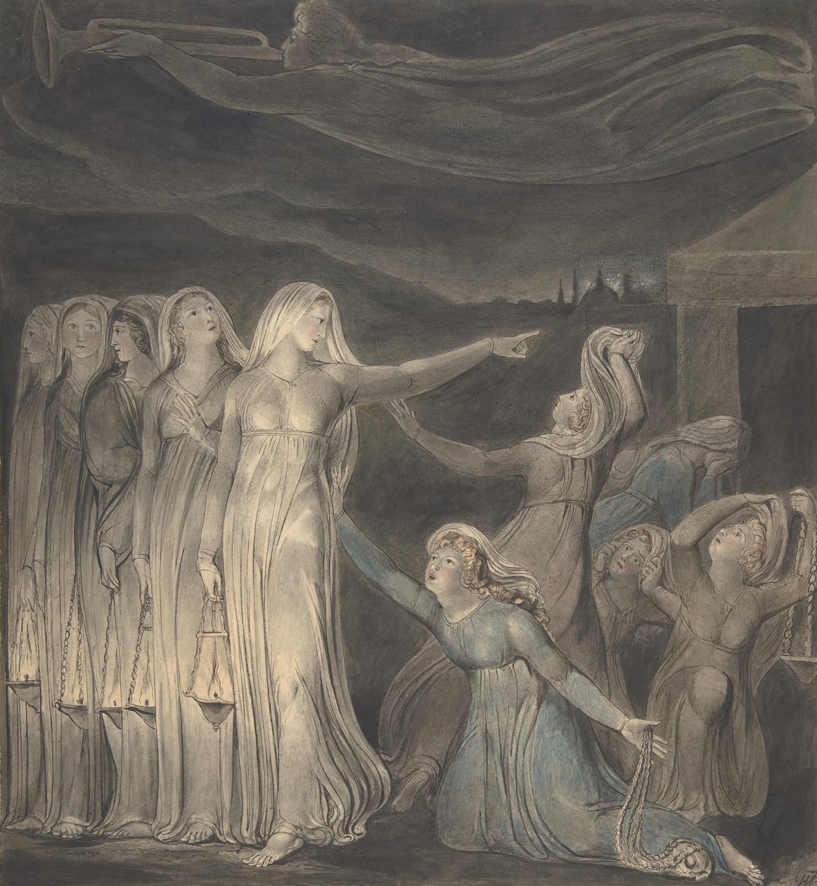 The Parable of the Wise and Foolish Virgins by William Blake