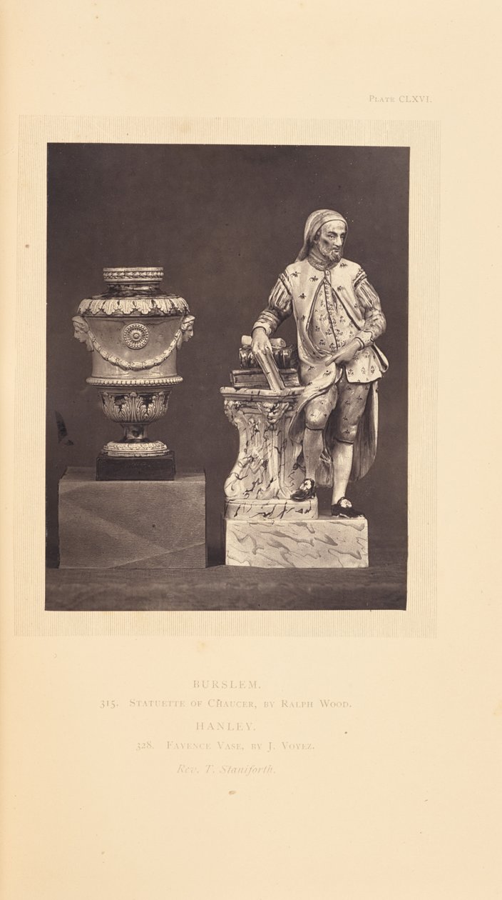 Vase and Statue by William Chaffers: Buy fine art print