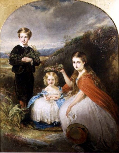 Portrait of the Middleton Children: Jessie Caroline, Alfred Harold, and ...