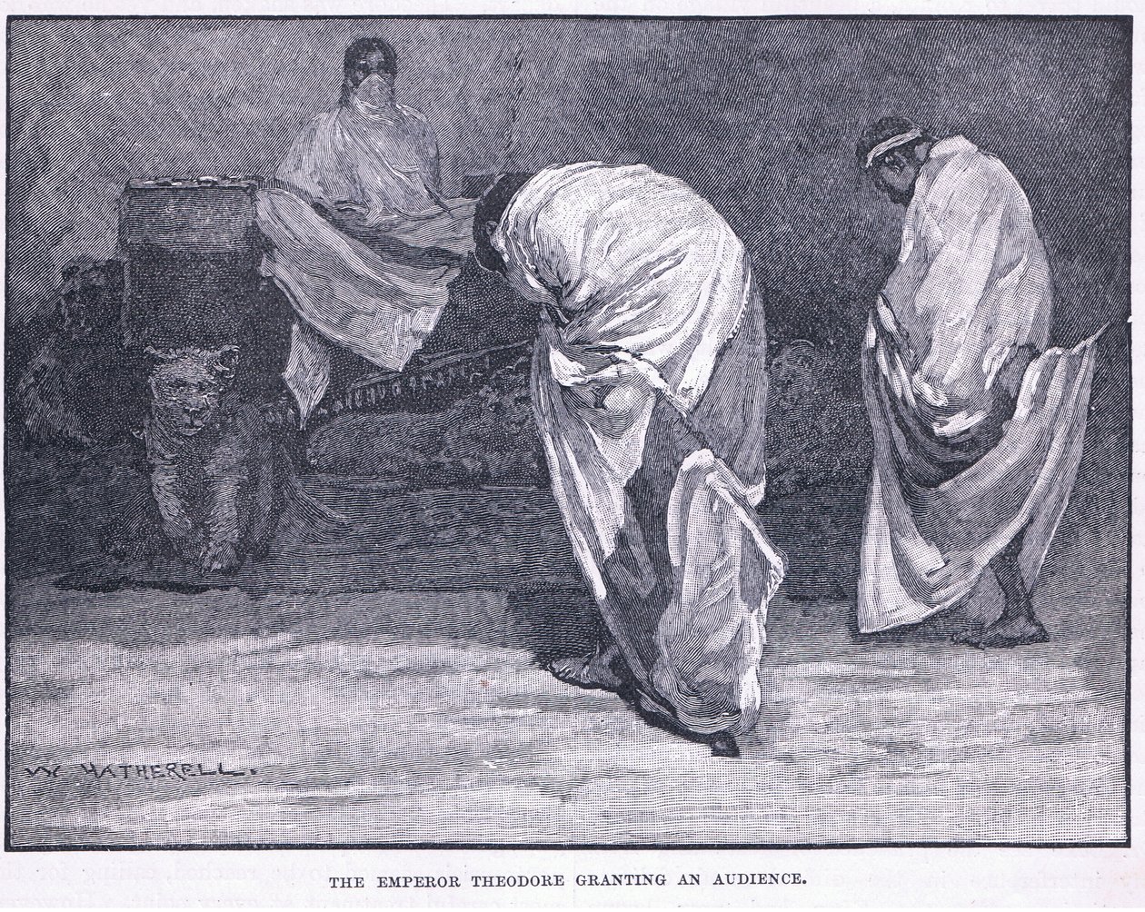 The Emperor Theodore Granting an Audience