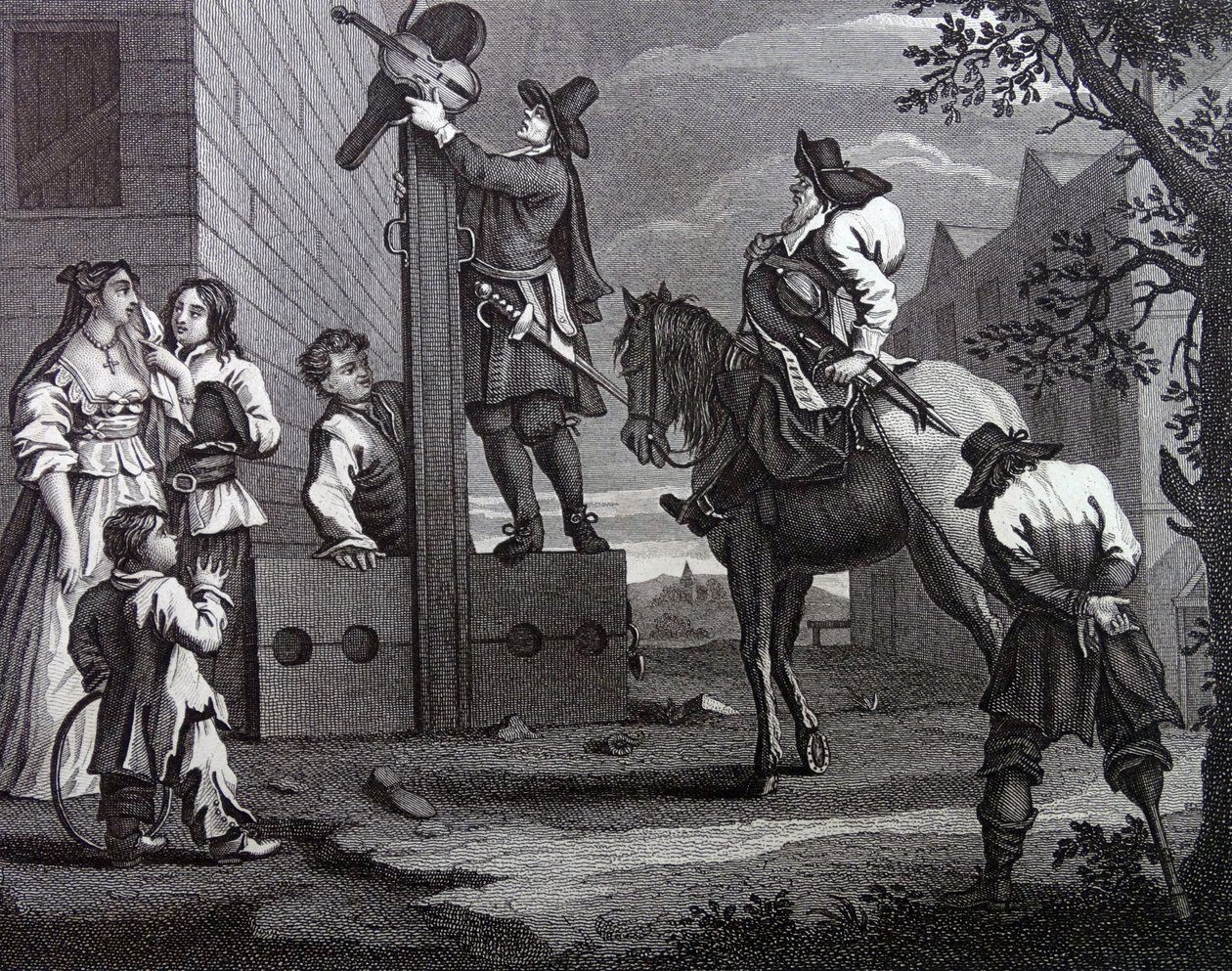 Frontispiece to Samuel Butler's 'Hudibras'