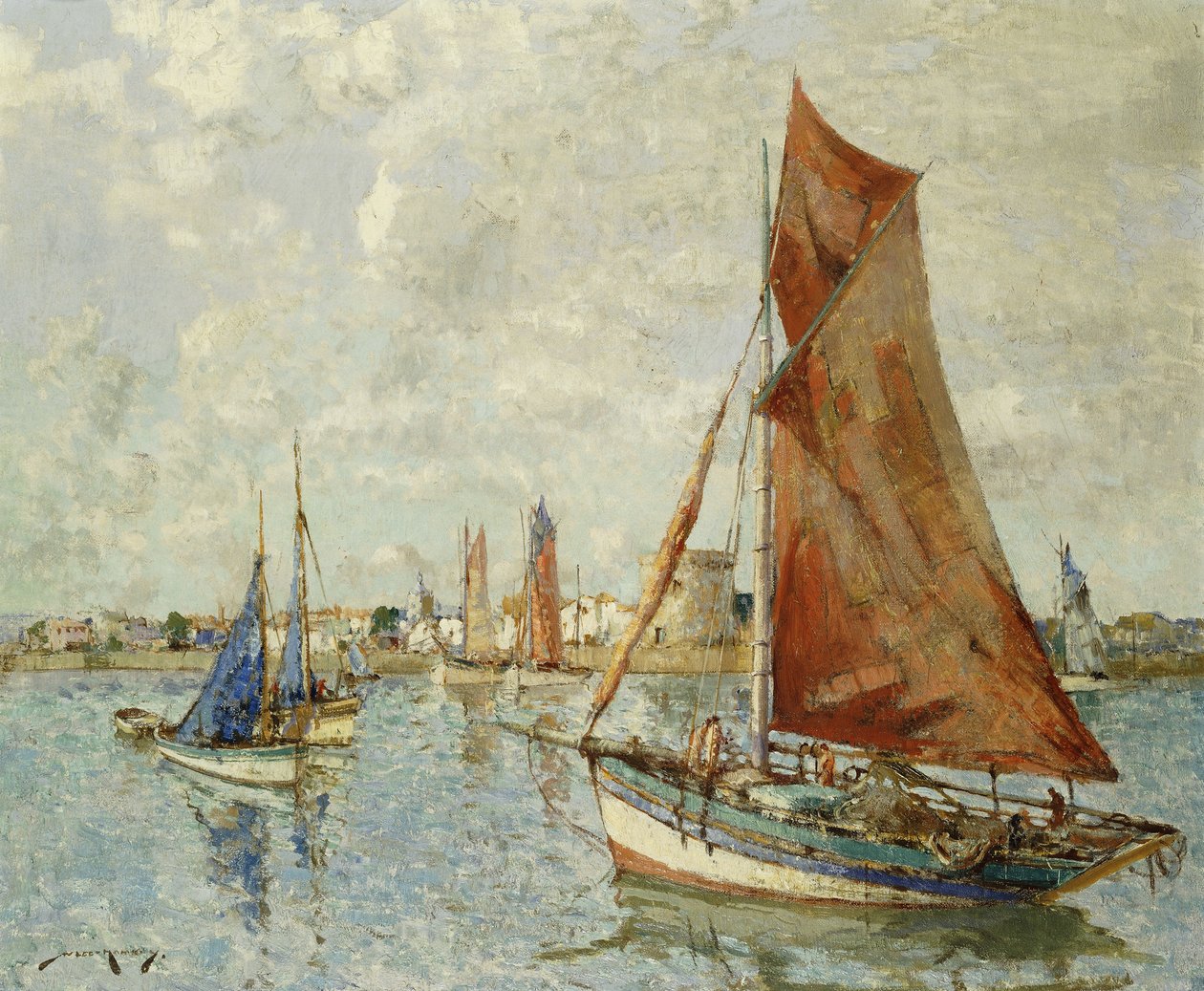 Fishing Boat, La Rochelle by William Lee Hankey