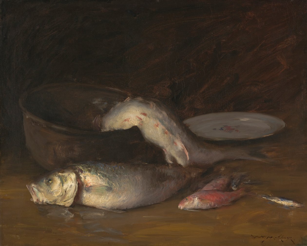 Still Life with Fish by William Merritt Chase