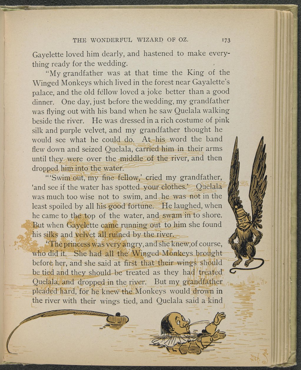 Illustration from "The Wonderful Wizard of Oz" by Lyman Frank Baum