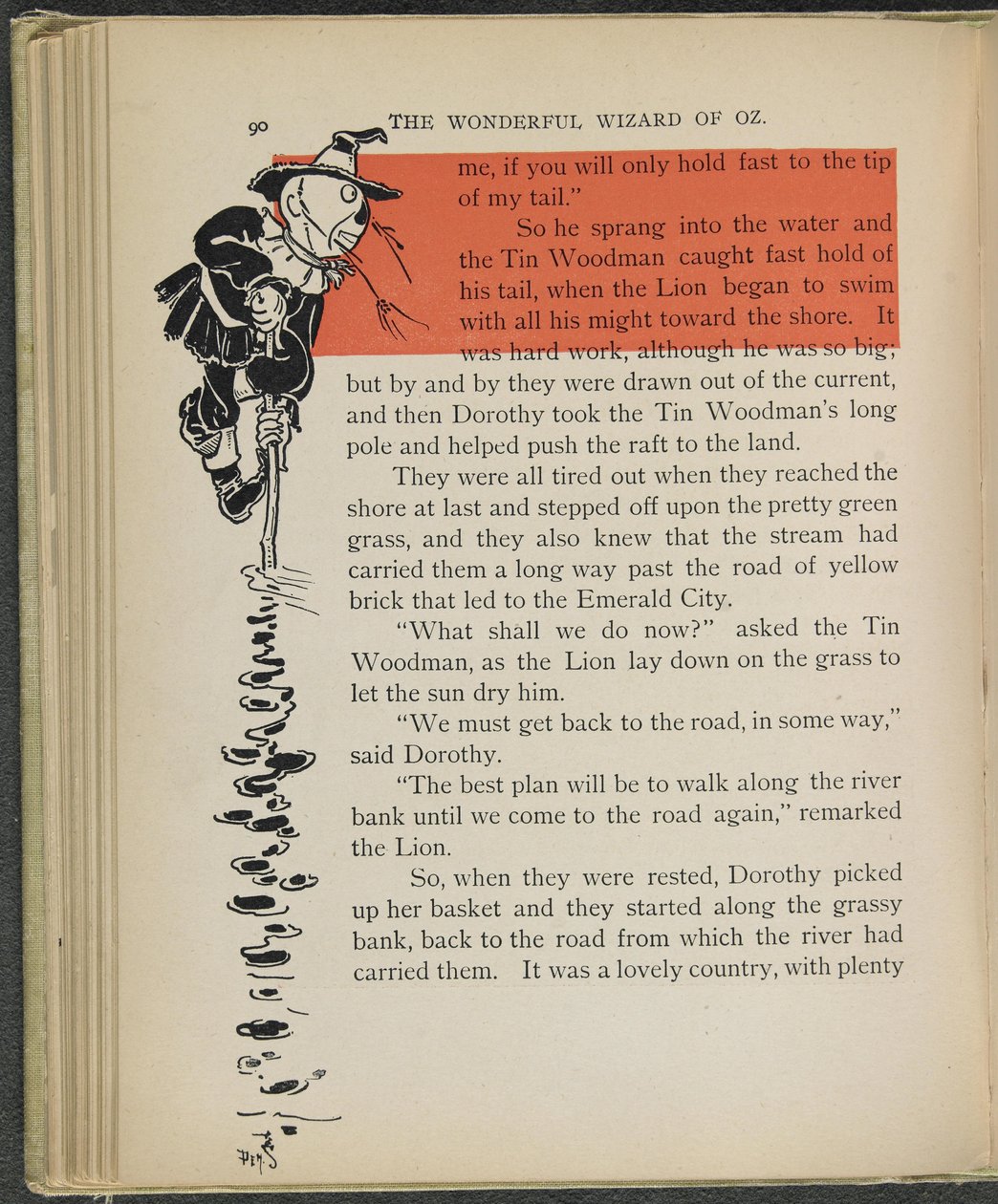 Illustration from "The Wonderful Wizard of Oz" by Lyman Frank Baum
