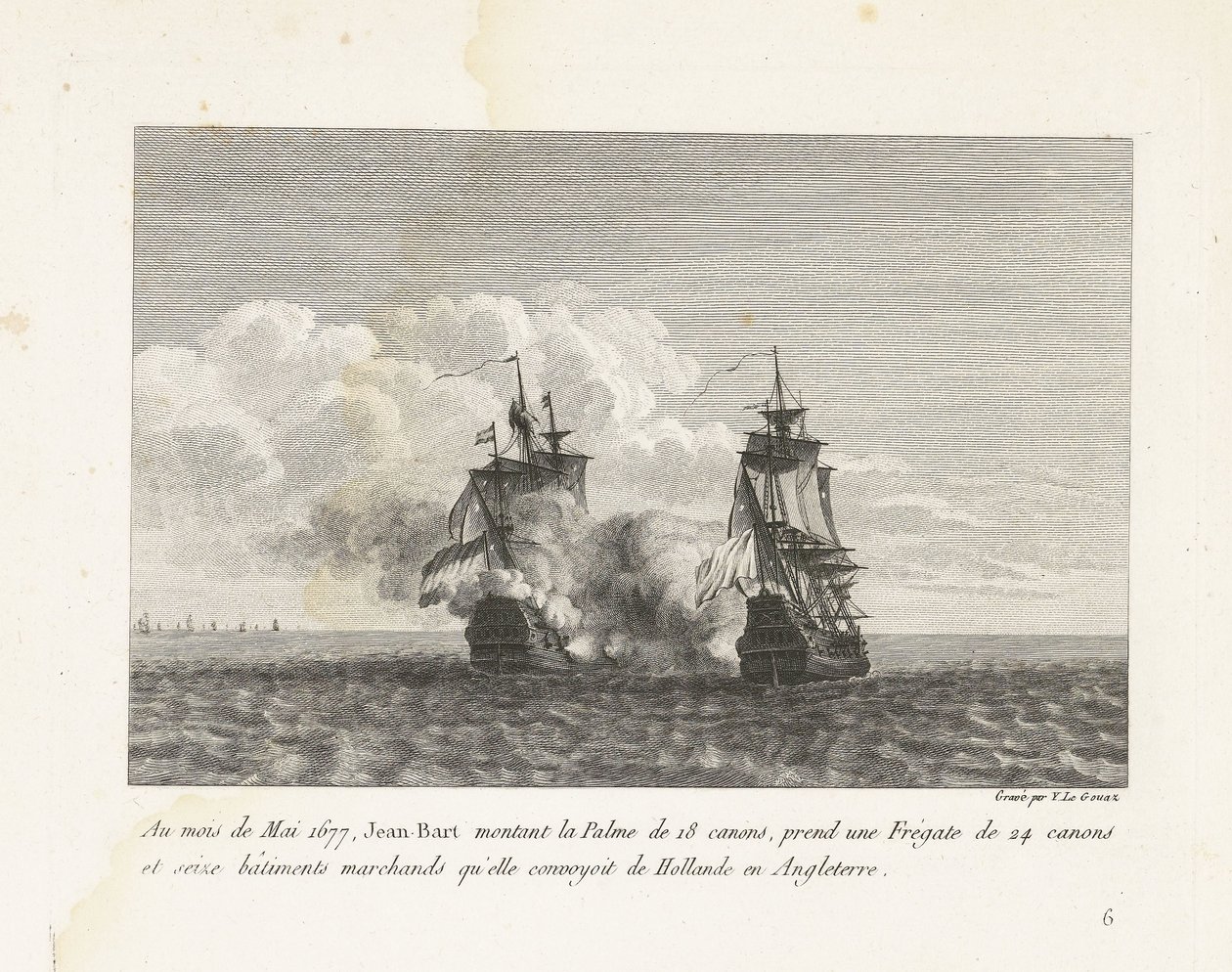 Jan Bart Captures a Dutch Frigate, 1677