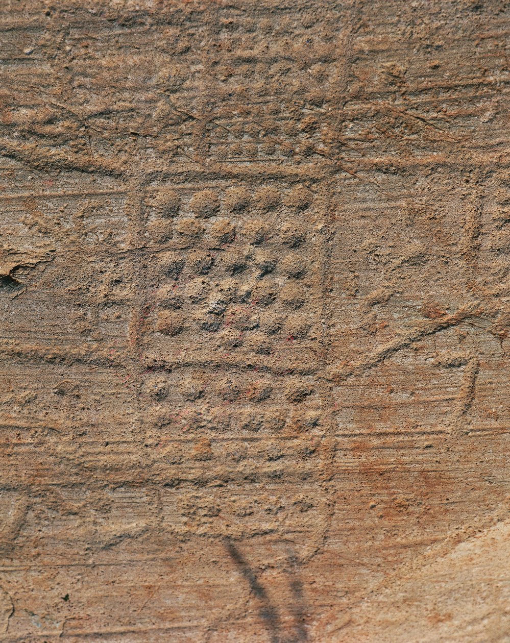 Prehistoric Camunian Rock Engraving, Rock 1, Topographic Composition ...