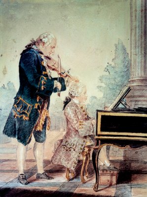 mozart performing