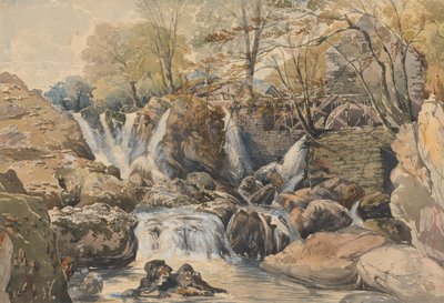 Watermill and Waterfalls by Aaron Edwin Penley