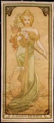 Spring by Alphonse Mucha: Highest-quality art reproduction