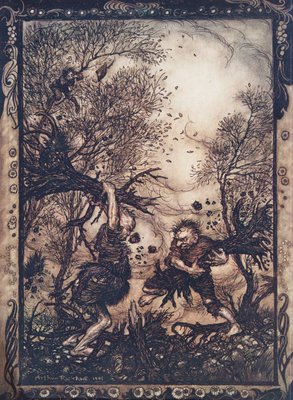 Arthur Rackham Trees