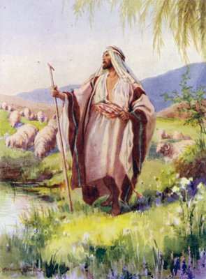 moses shepherding sheep