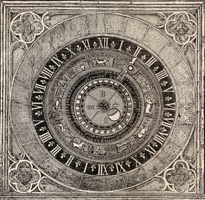 astronomical clock drawing