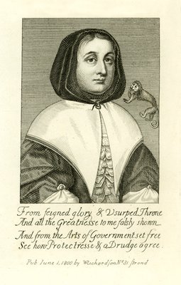 Elizabeth Cromwell, wife of Oliver Cromwell, illustration from A ...