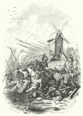 Death of John of Bohemia at the Battle of Crecy