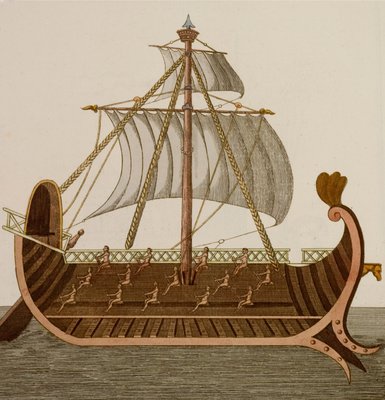 Greek Trireme Art
