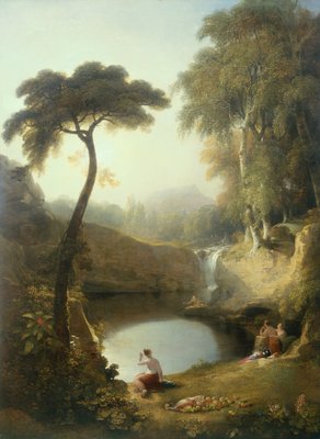 Narcissus And Echo Painting