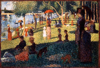seurat sunday afternoon coloring pages