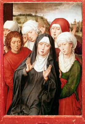 Hans Memling Virgin With Saints And Angels
