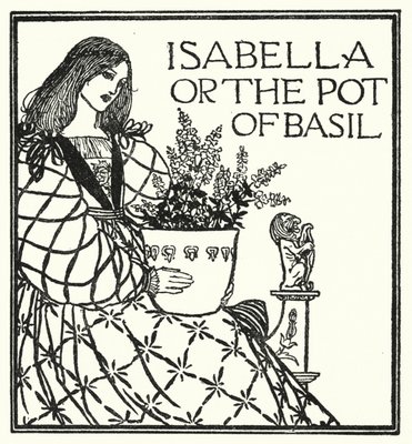 Illustration for Poems by John Keats: Isabella or The Pot of Basil