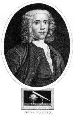 Benjamin Martin, English mathematician and instrument maker, c 1730s