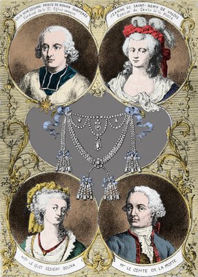 Case of the necklace of Queen Marie Antoinette the protagonists of the ...
